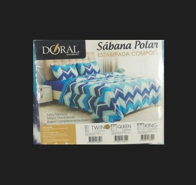 Sábanas Polar Doral Composé 2 Plazas Estampada - Cila Home